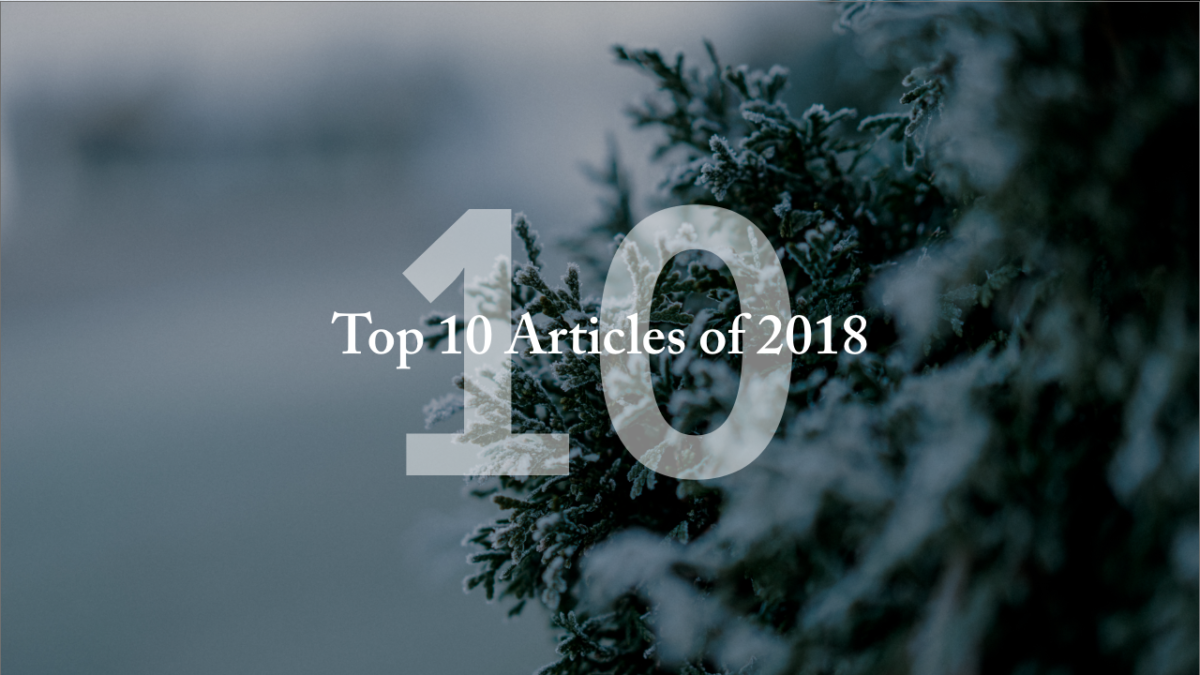 Top 10 Articles of 2018